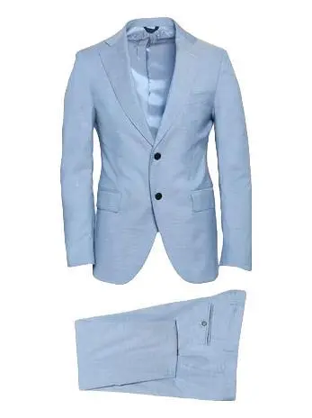 TOMBOLINI Suit Light Size Wool, Viscose, Elastane - Blue