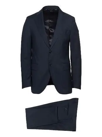 TOMBOLINI Suit Midnight Size Wool - Blue
