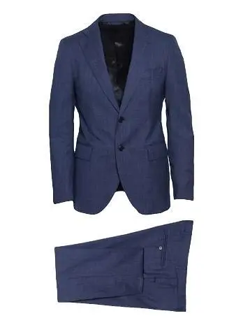TOMBOLINI Suit Size Wool - Blue