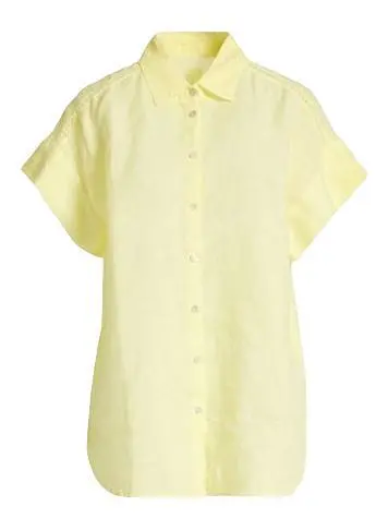 120% Lino Linen Shirt - Yellow