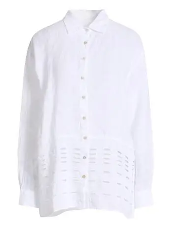 120% Lino Linen Shirt - White