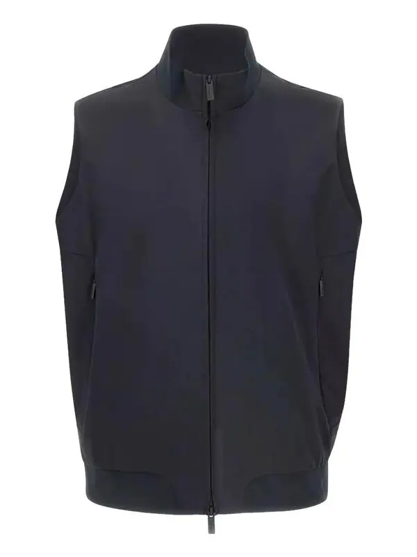 RRD Zip Mock-neck Gilet - Grey