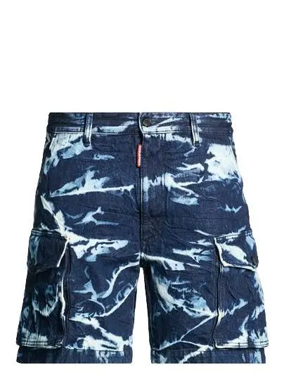 Dsquared2 Denim Cargo Shorts - Blue