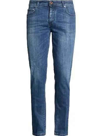 BARBA NAPOLI Jeans In Cotton And Elastane - Blue