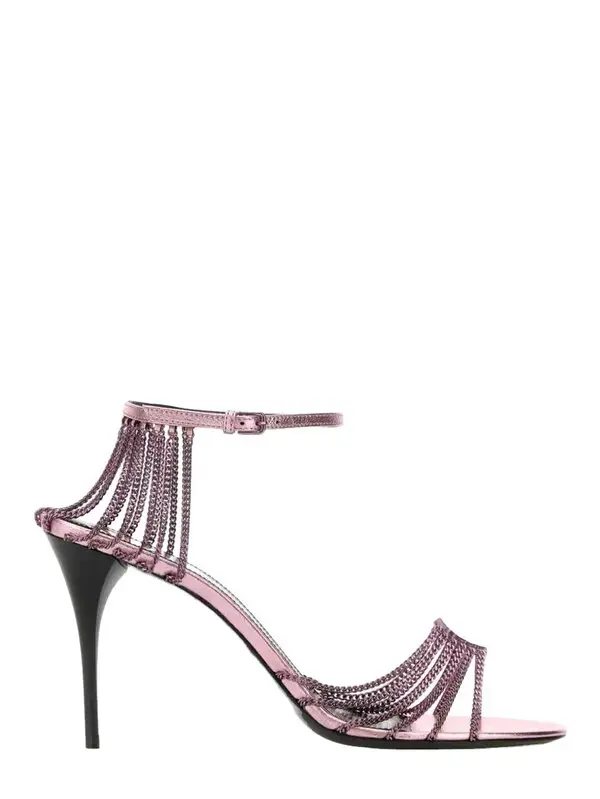 Saint Laurent Babylone Sandals - Pink