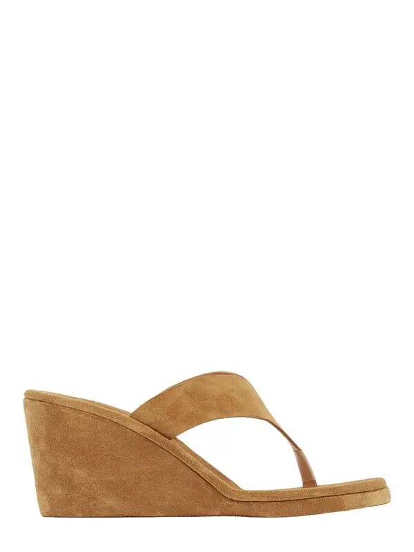 ANCIENT GREEK SANDALS Charys Wedge - Sahara
