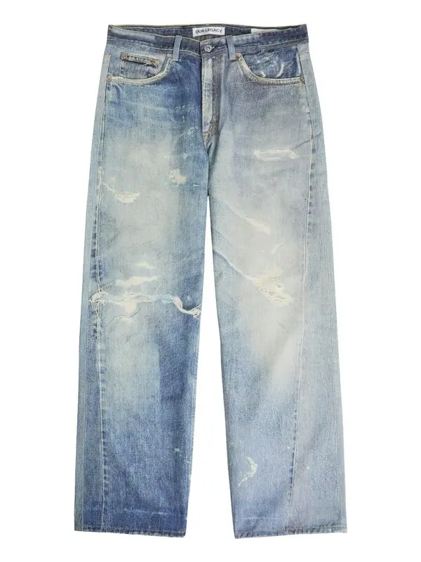 Our Legacy Third Cut Straight-leg Denim Jeans - Blue