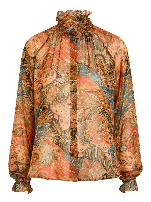 Etro Paisley Silk Blouse - Multicoloured