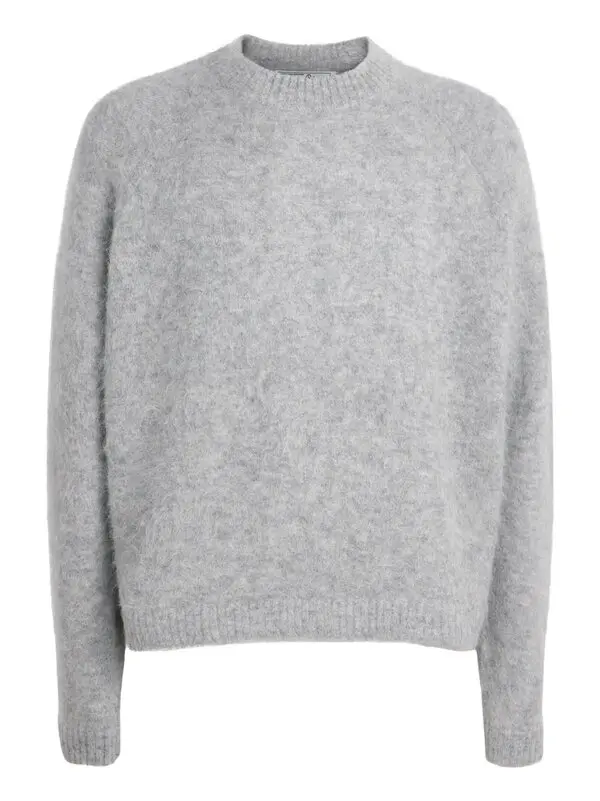 ABOUT:BLANK Alpaca-blend Crew-neck Sweater - Grey