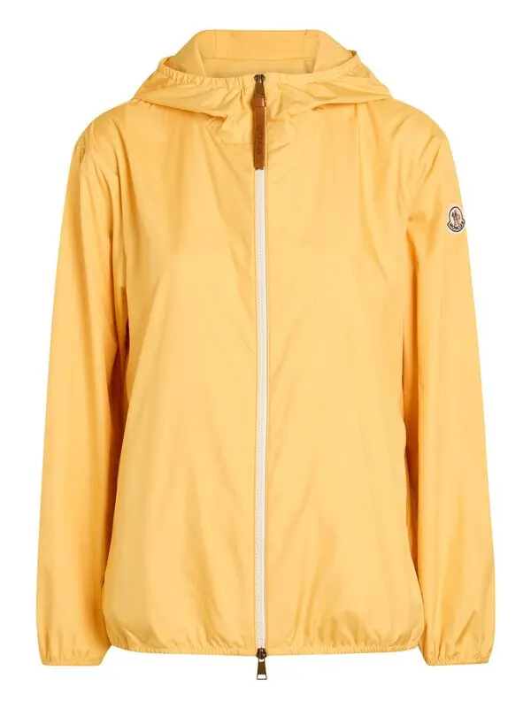 Moncler Fegeos Hooded Shell Jacket - Yellow