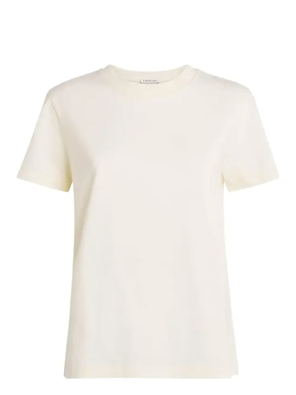 Moncler Cotton Logo T-shirt - White