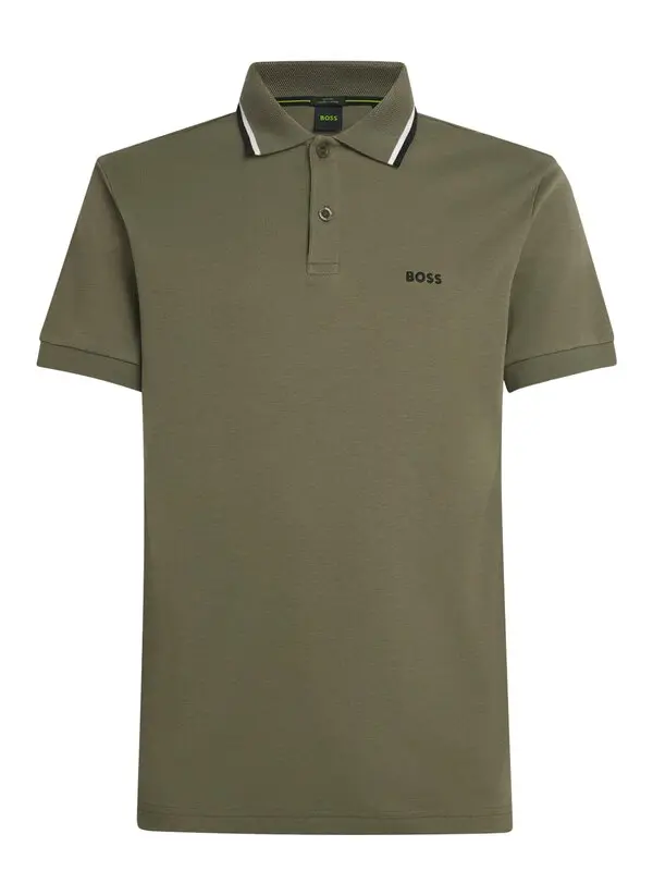 BOSS Pima Cotton Polo Shirt - Green