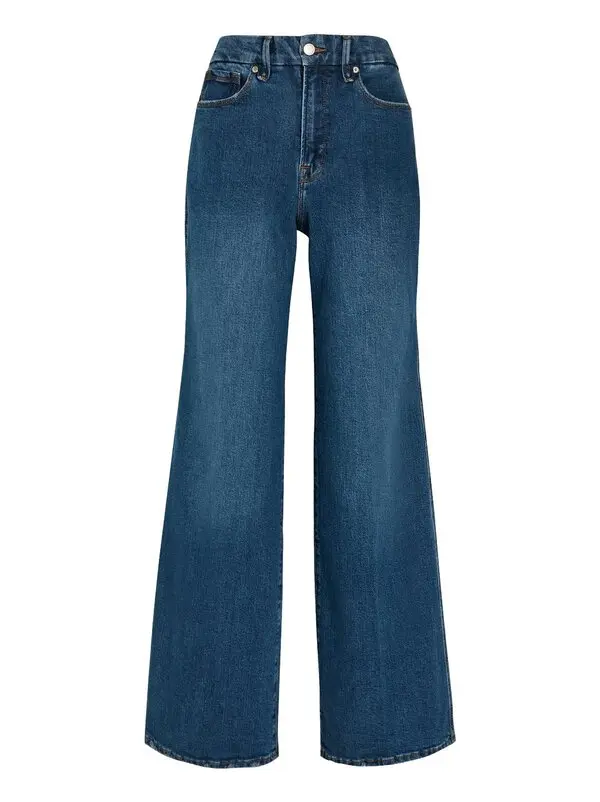 Good American High-rise Wide-leg Jeans - Blue