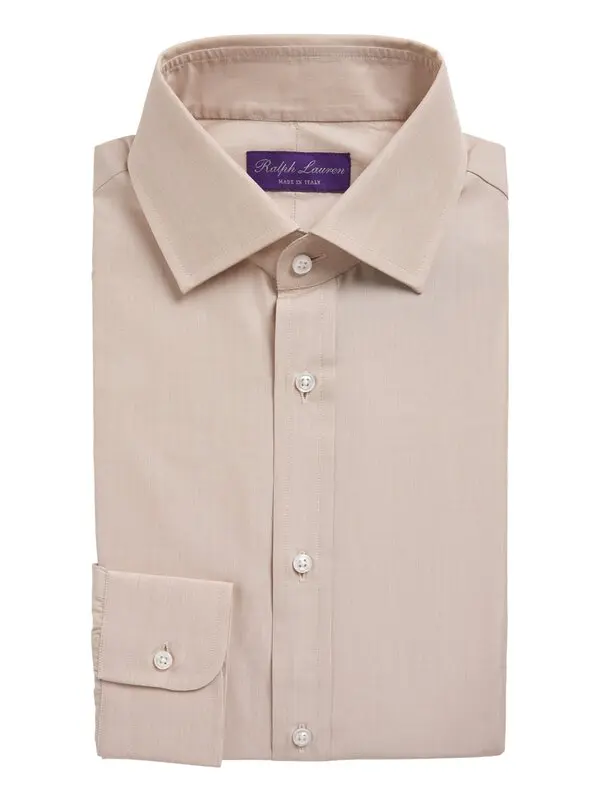 Ralph Lauren Purple Label Cotton Aston Shirt - Beige