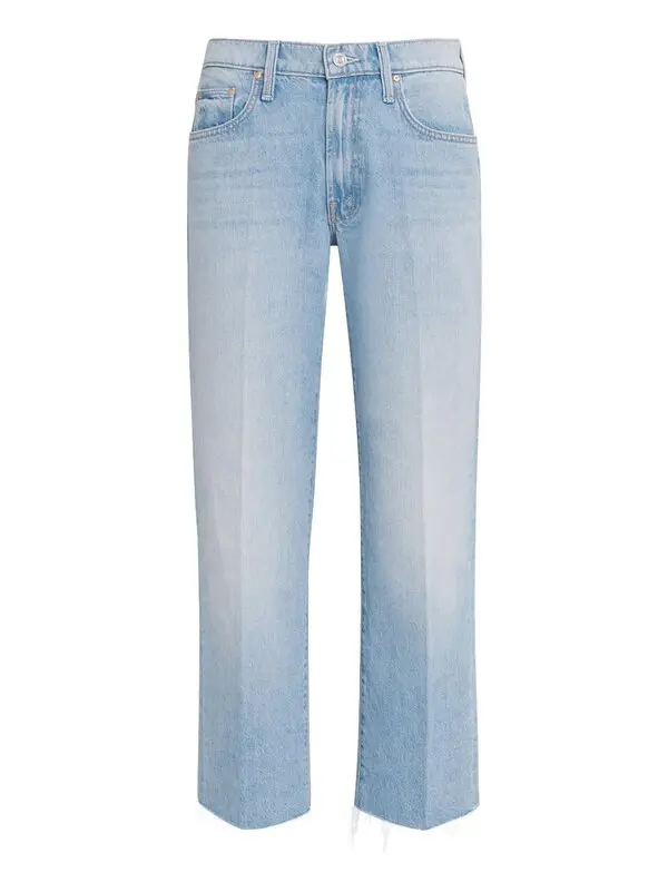 MOTHER The Rambler Zip Ankle Jeans - Blue