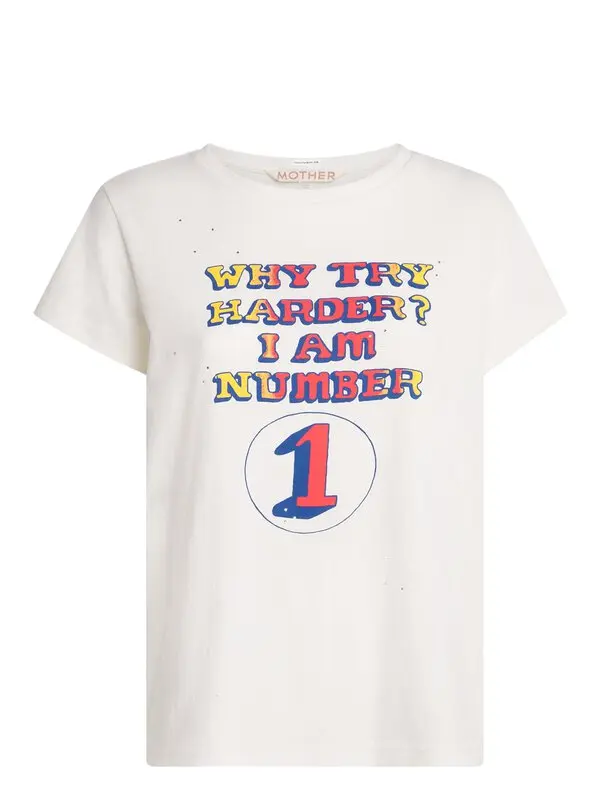 MOTHER Cotton Boxy T-shirt - White