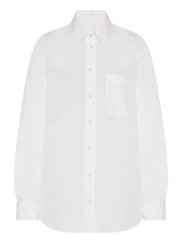 THE ROW Gavina Cotton Shirt - White
