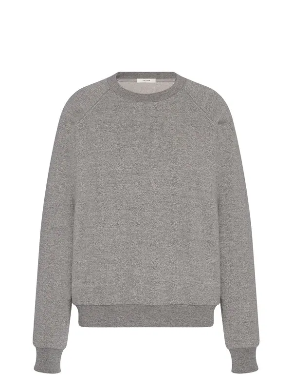 THE ROW Eulalia Cotton-cashmere Sweatshirt - Grey