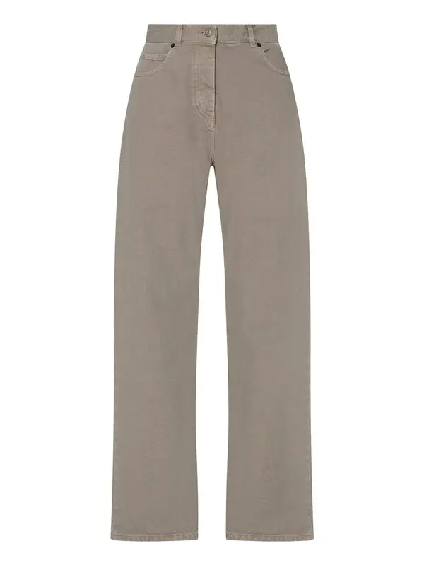THE ROW Finbar Straight Leg Jeans - Grey