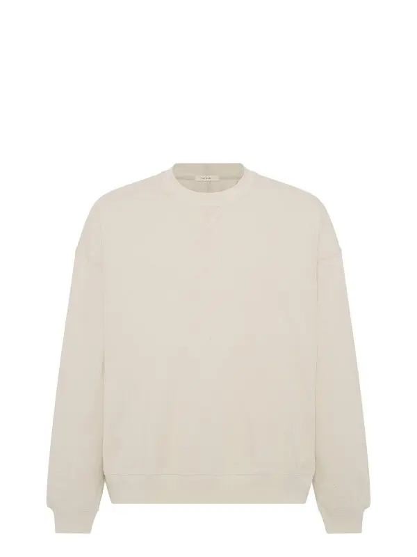 THE ROW Pacey Cotton Sweatshirt - Ivory