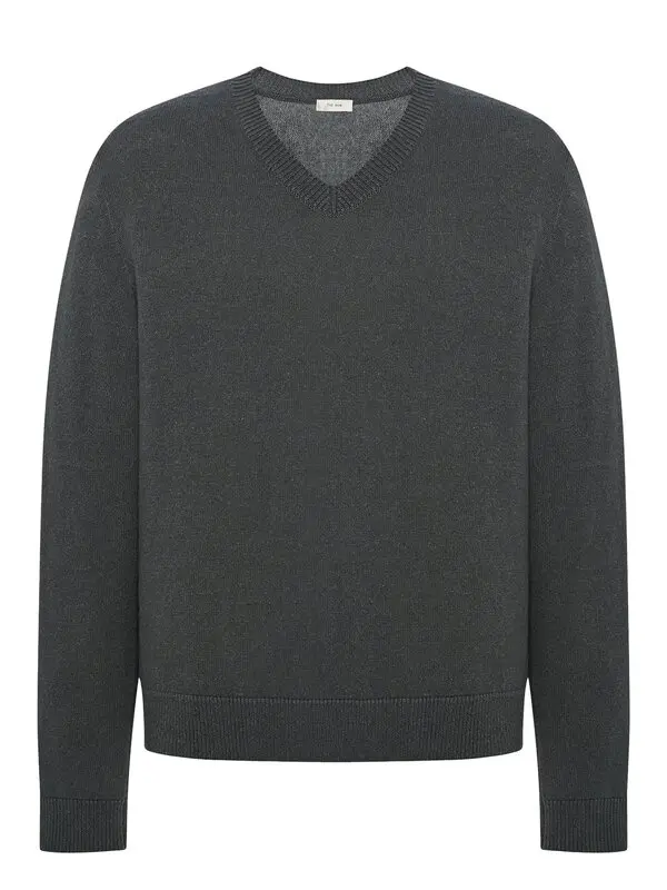 THE ROW Memphis Cashmere Sweater - Grey