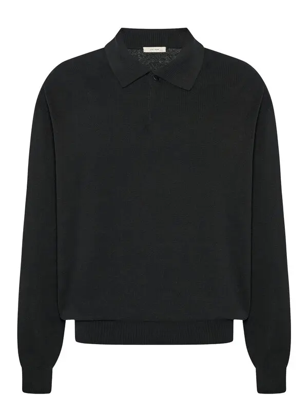THE ROW Kirin Cotton Sweater - Black