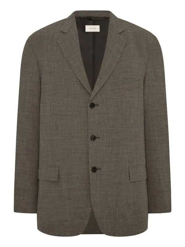 THE ROW Poe Wool Blazer - Brown
