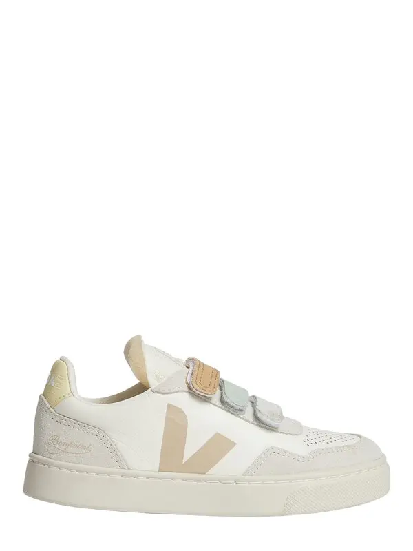 Bonpoint X Veja Leather V90 Sneakers - White