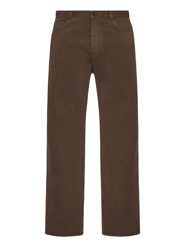 THE ROW Siouxie Straight Jeans - Brown