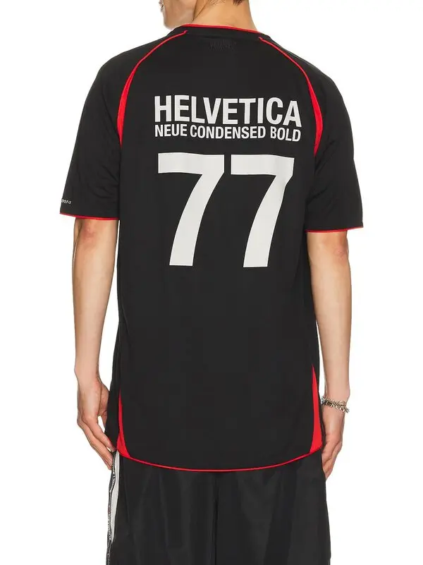 Vetements Football Jersey - Black & Red