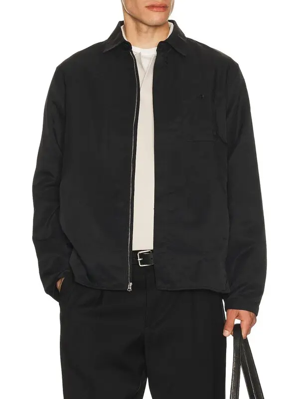 Rag & Bone Karl Nylon Zip Shirt Jacket - Salute