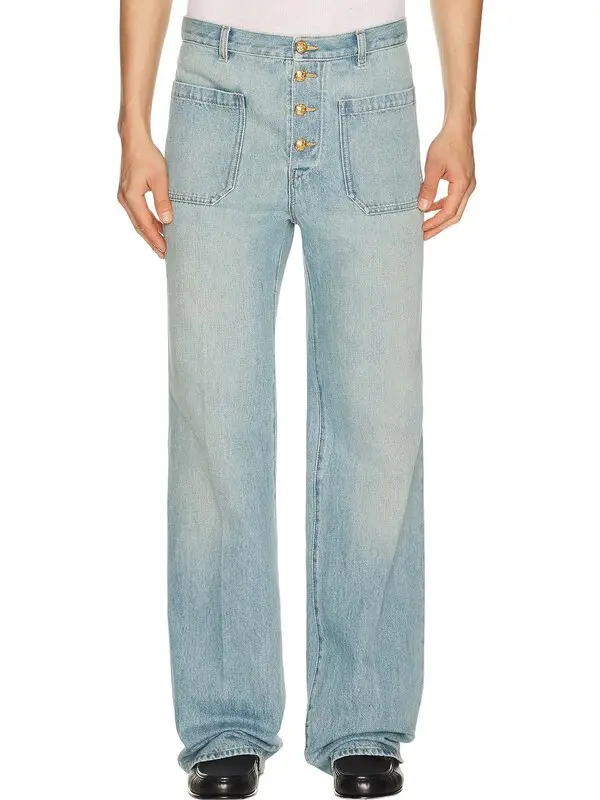 Valentino Garavani Denim Jeans - Denim Lav & Dirty Blu Chiaro