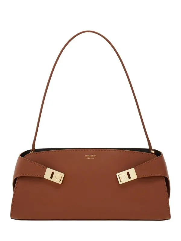 FERRAGAMO Hug East-west Shoulder Bag - Brown