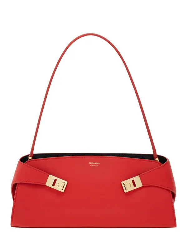 FERRAGAMO Hug East-west Shoulder Bag - Red