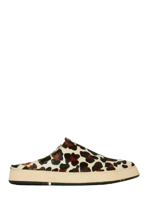 OSKLEN Leopard-print Flat Mules - Neutrals