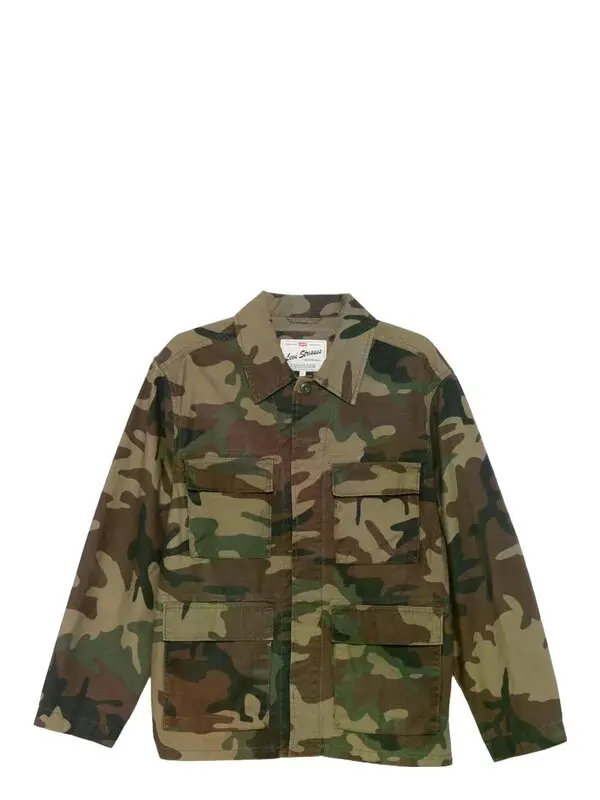 LEVI'S Camouflage Print Jacket - Green