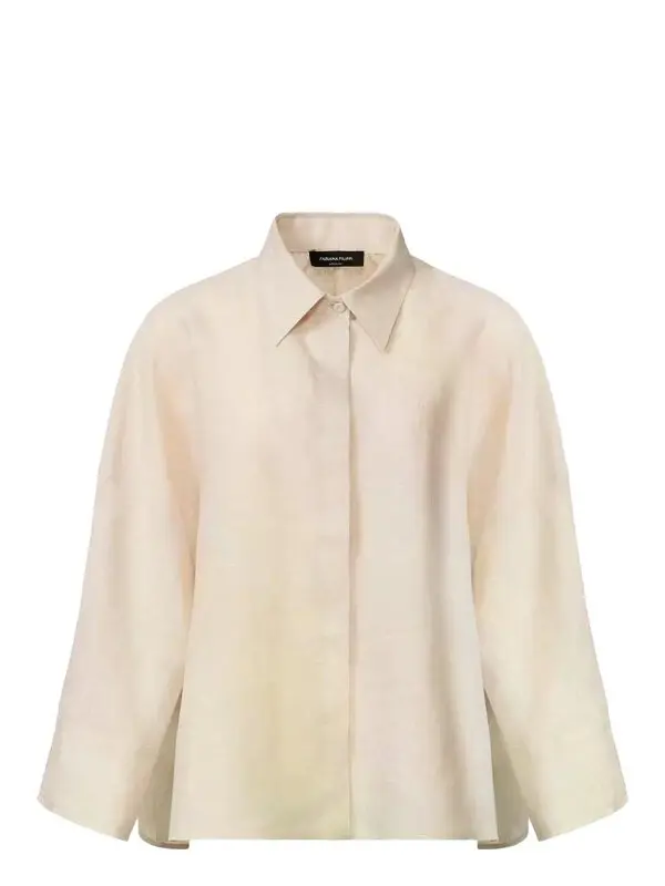 Fabiana Filippi Stripe Linen Shirt - Neutrals