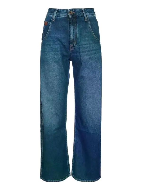 Jacob Cohen Lila Five-pocket Wide-leg Jeans - Blue
