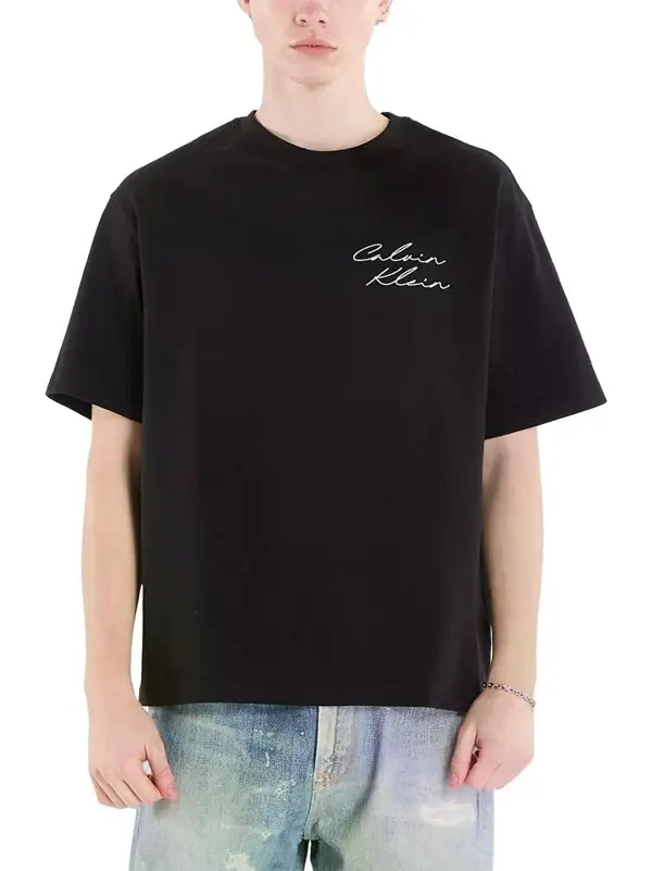 Calvin Klein Logo-print T-shirt - Black