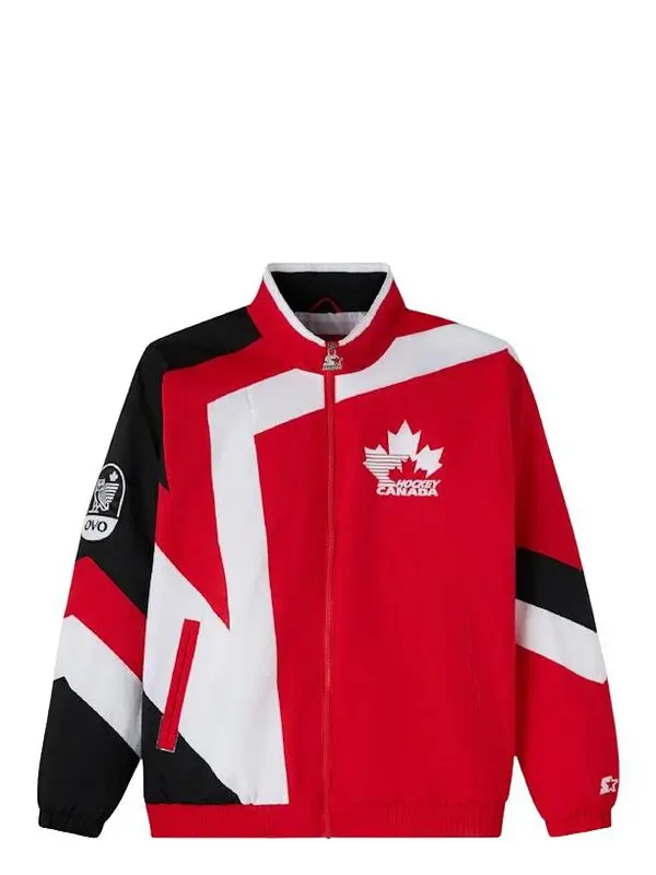 OVO X Hockey Canada Starter Jacket - Red