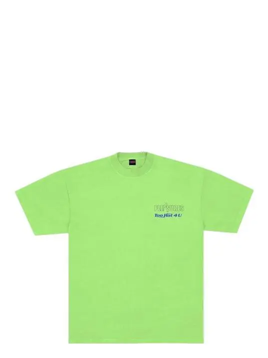 PLEASURES Hot 4 U T-shirt - Lime