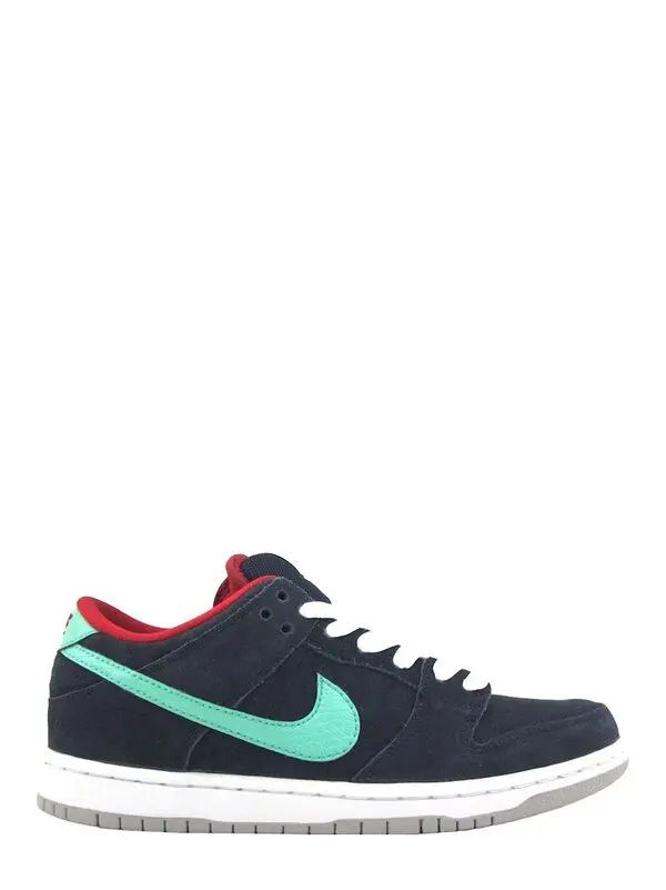 Nike Sb Dunk Low Sneakers - Obsidian/crystal Mint/gym Red