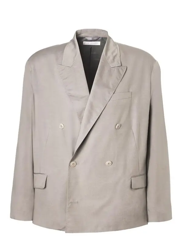 Our Legacy Halt Double-breasted Blazer - Grey