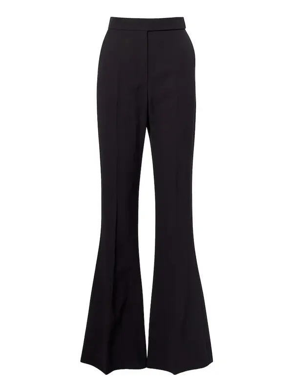 Sportmax Piacere Flared Pants - Black