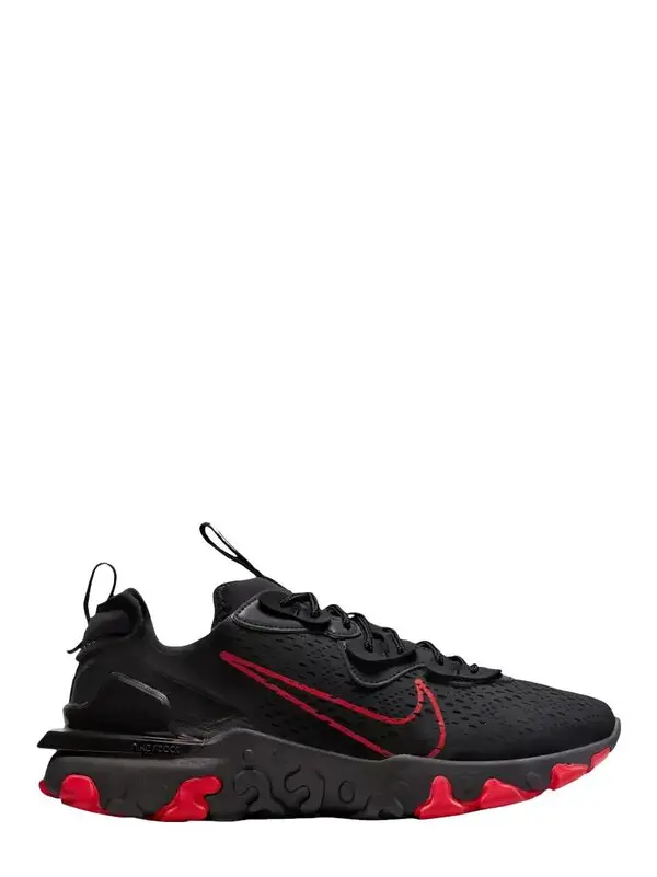 Nike React Vision Lace-up Sneakers - Black