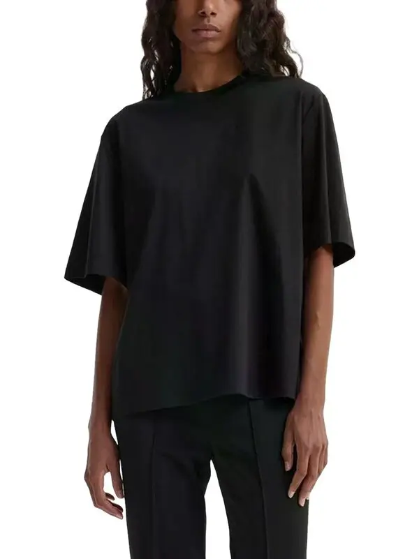 RÓHE Oversized Crew Neck T-shirt - Black