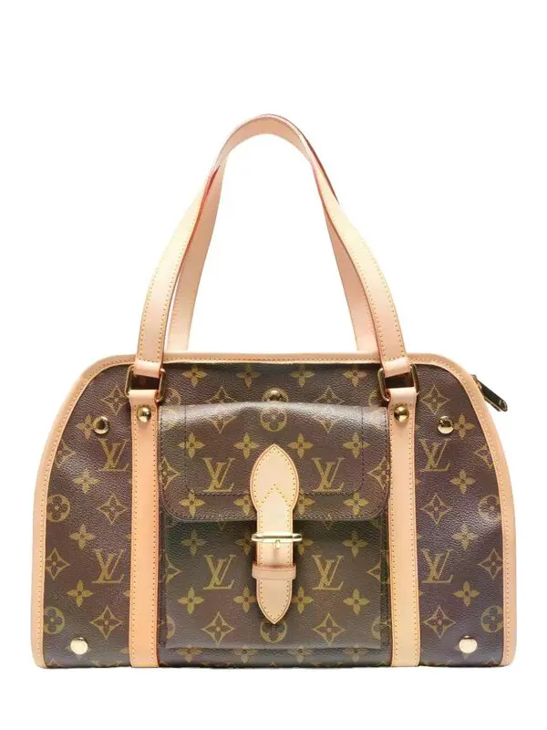 LOUIS VUITTON 2007 Pm Baxter Monogram Tote Bag - Brown