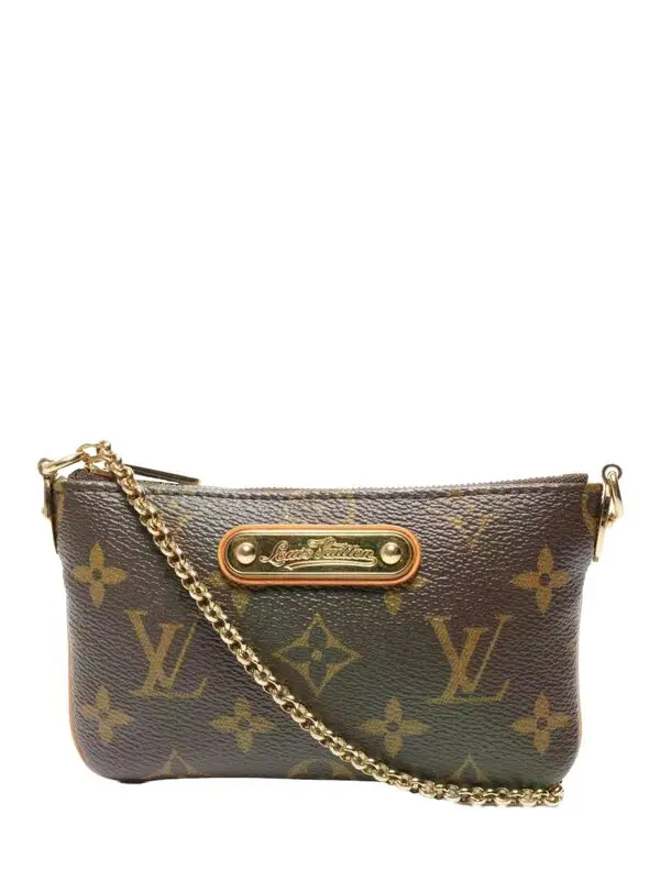 LOUIS VUITTON 2008 Pochette Milla Pm - Brown
