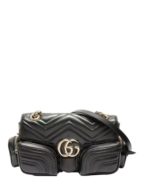 Gucci Leather Shoulder Bag - Black