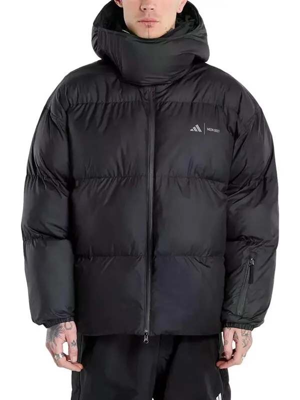 Adidas Hooded Puffer Jacket - Black